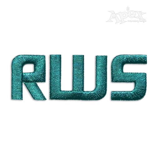 Spaceman Machine Embroidery Font by Apex