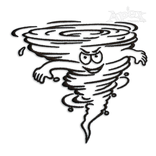 Hurricane Machine Embroidery Design by Apex