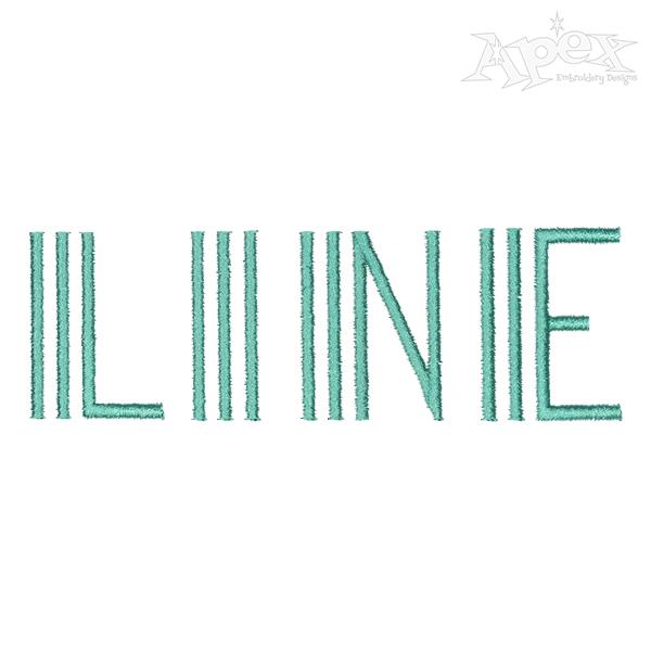 Craft Supplies & Tools Eli Skinny Embroidery Font Monogram Alphabet ...