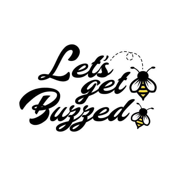 Bride to Bee - Let's Get Buzzed Wedding SVG Vector Designs | Apex