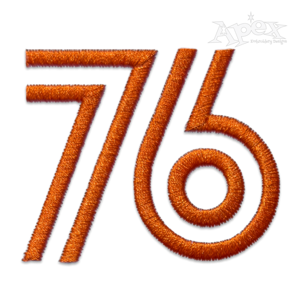 Double Satin Machine Embroidery Font by Apex