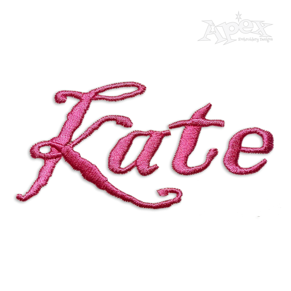 Colonial Font Machine Embroidery by Apex