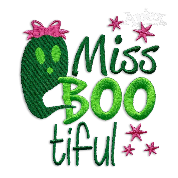Boo-tiful Beautiful Pack Machine Embroidery Designs by Apex