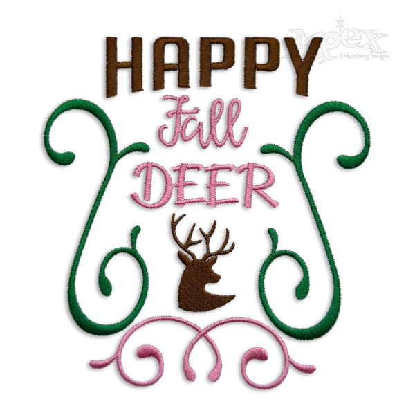 Fall Word Art Bundle Apex Machine Designs Digitized by Apex