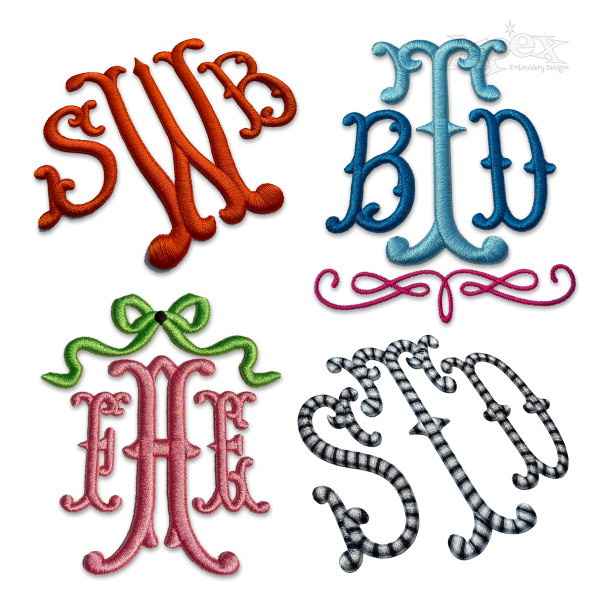 Wicks Candle 3D Puff Machine Embroidery Font by Apex